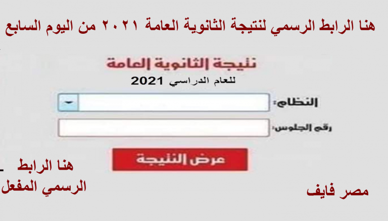 natega youm7 com رابط نتيجة الثانوية العامة 2025 اليوم السابع برقم الجلوس واعرف ترتيبك على الدفعة